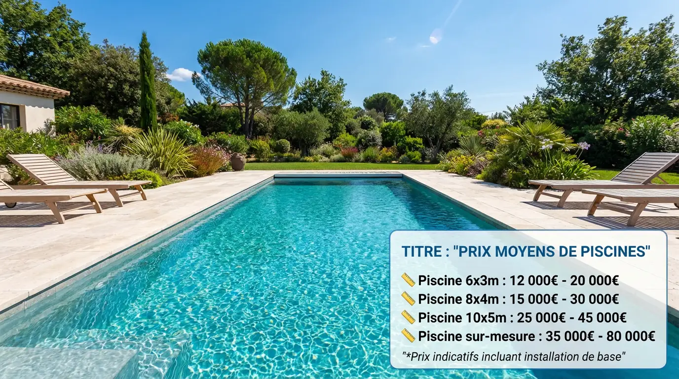 Quel est le prix de la construction d'une piscine en 2026